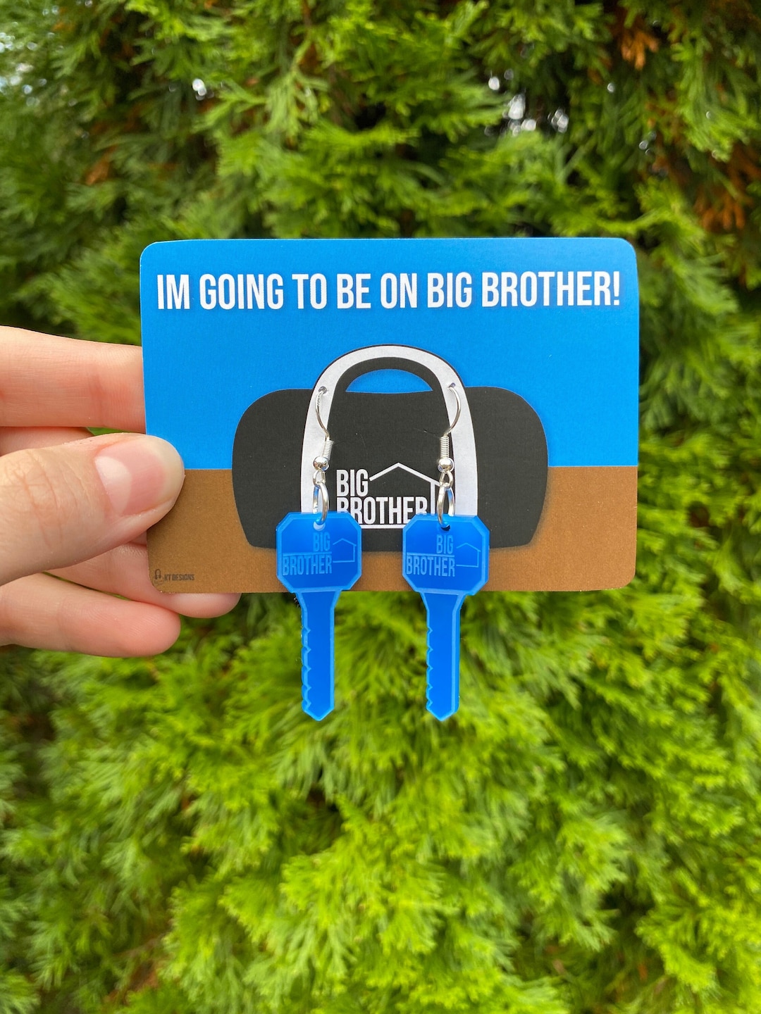 Big Brother Mini Key Earrings - Etsy