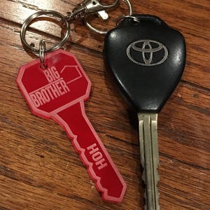 Personalized All Star Red Big Brother Keys - Etsy