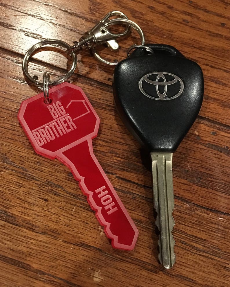 Personalized All Star Red Big Brother Keys | Etsy