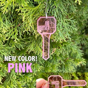 Holiday Big Brother Key Ornaments - Etsy
