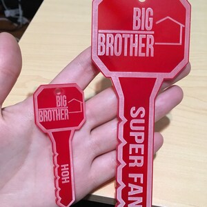 Personalized All Star Red Big Brother Keys - Etsy