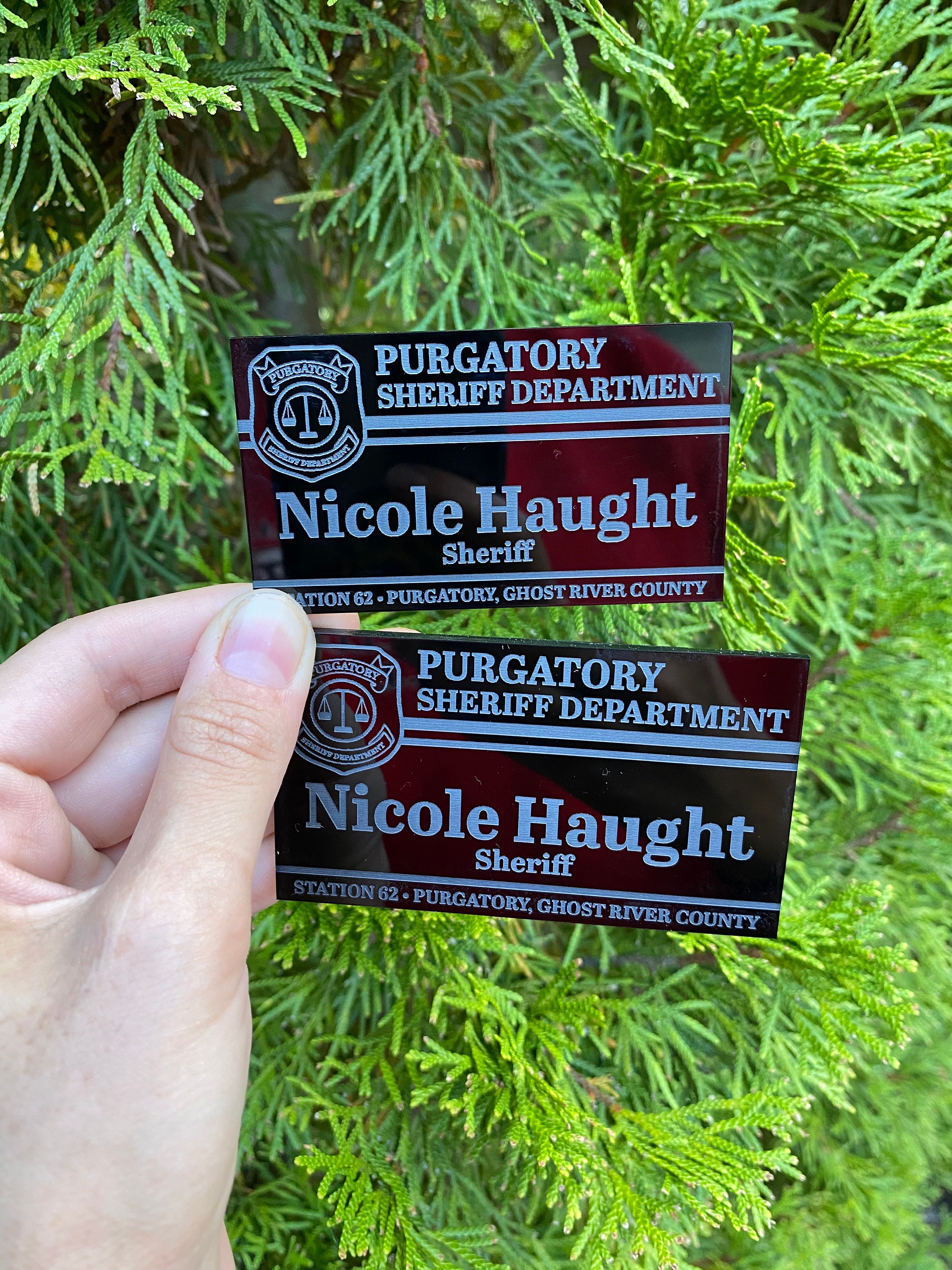 Nicole Haught Sheriff Card - Wynonna Earp Cosplay - Etsy