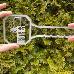 Personalized XL Big Brother Keys 3 COLORS - Etsy