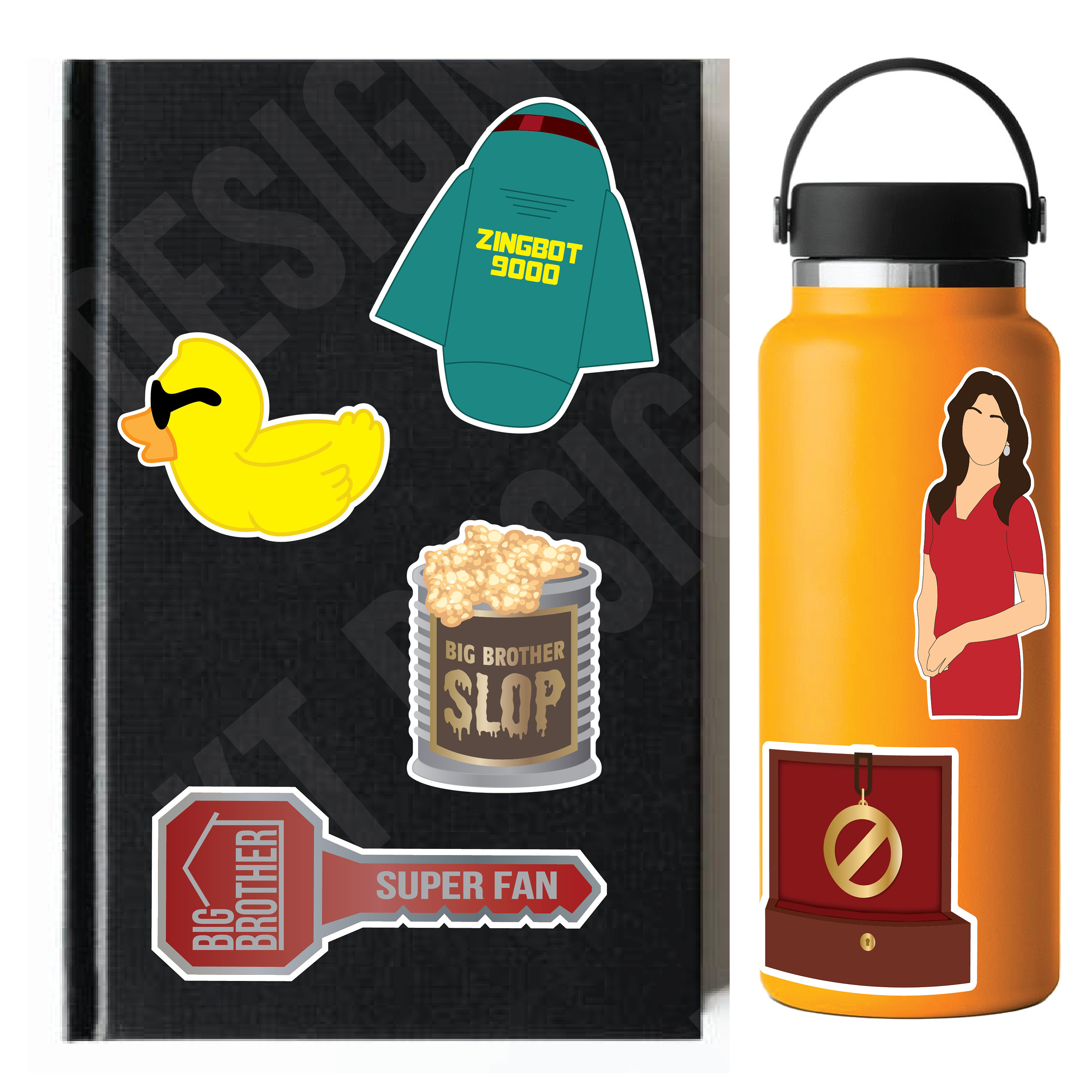 Big Brother Sticker Set Series 1 6 Stickers | Etsy