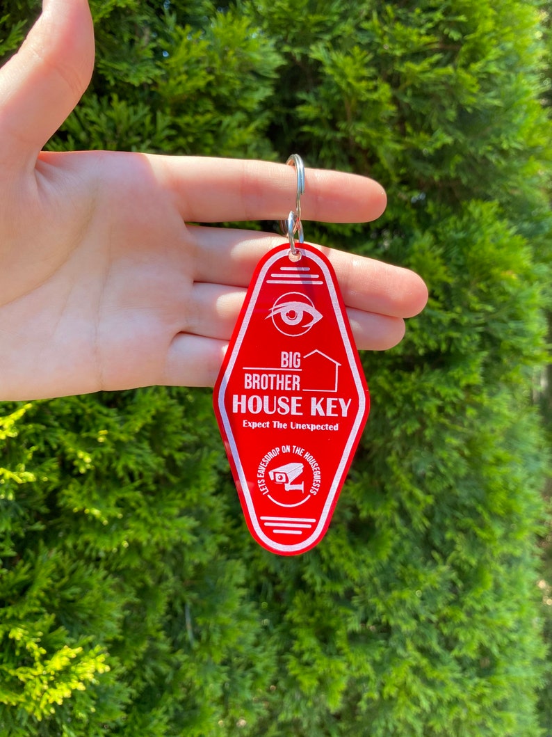 Big Brother the TV Show House Keychain - Etsy