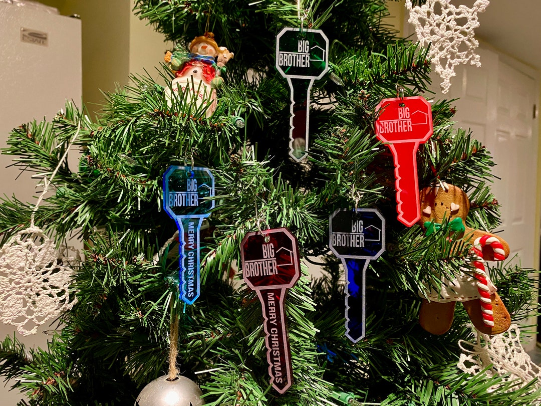 Holiday Big Brother Key Ornaments - Etsy