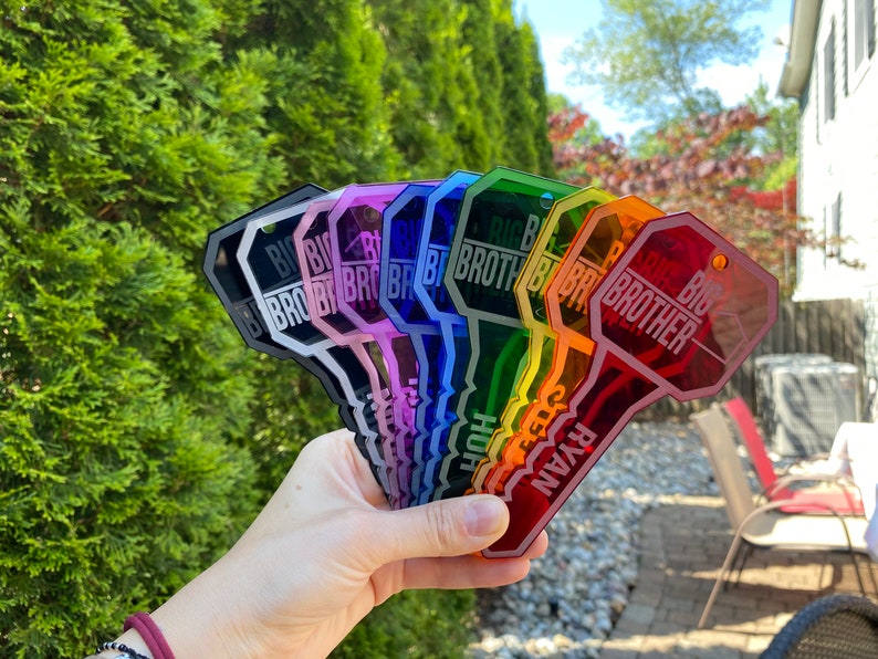 Personalized Big Brother Keys LARGE - Etsy