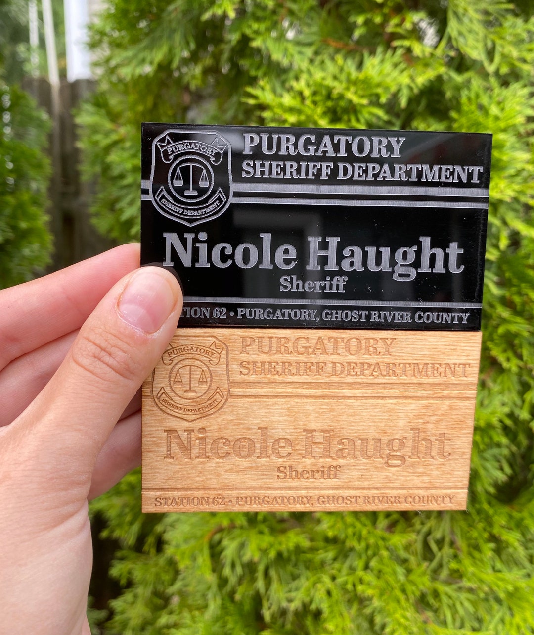 Nicole Haught Sheriff Card - Wynonna Earp Cosplay - Etsy