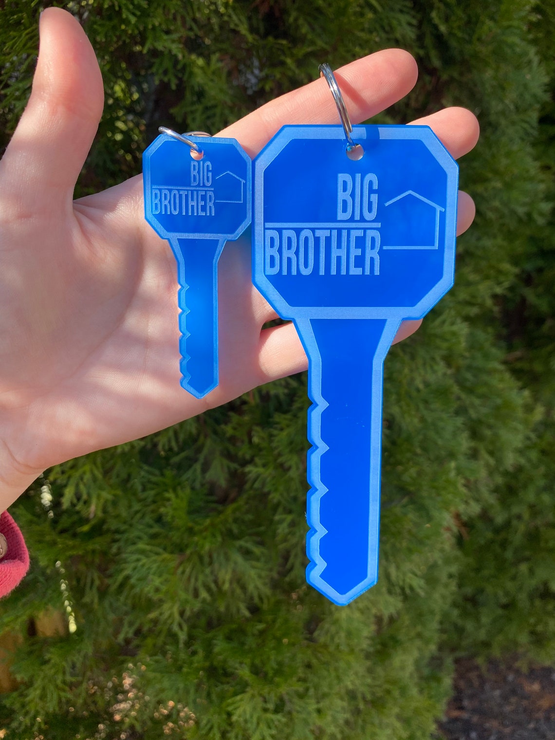 Personalized All Star Red Big Brother Keys - Etsy
