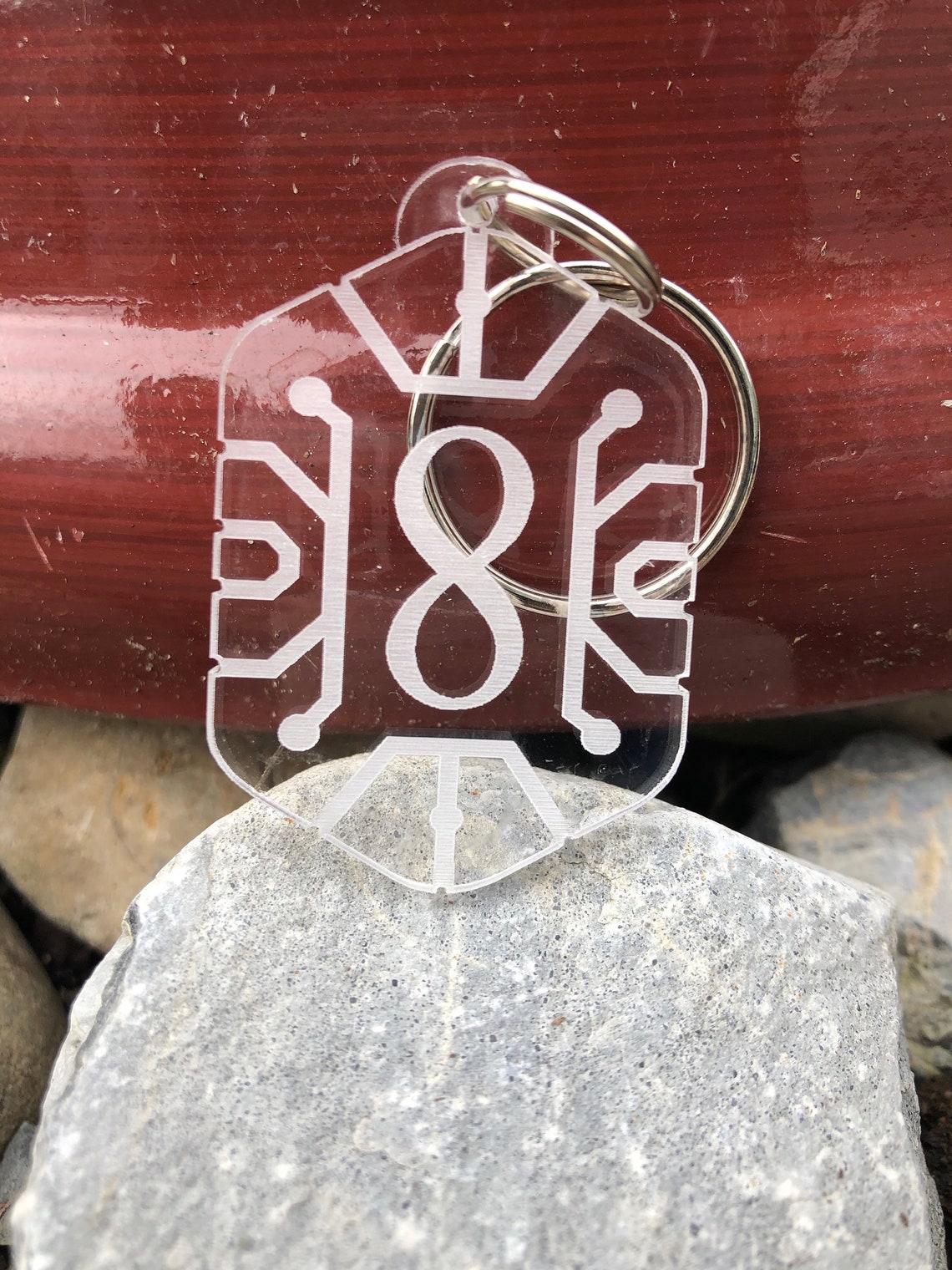 The Flame From the 100 Keychain - Etsy