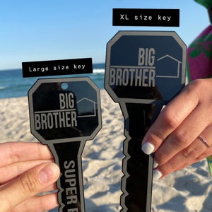 Personalized XL Big Brother Keys 3 COLORS - Etsy