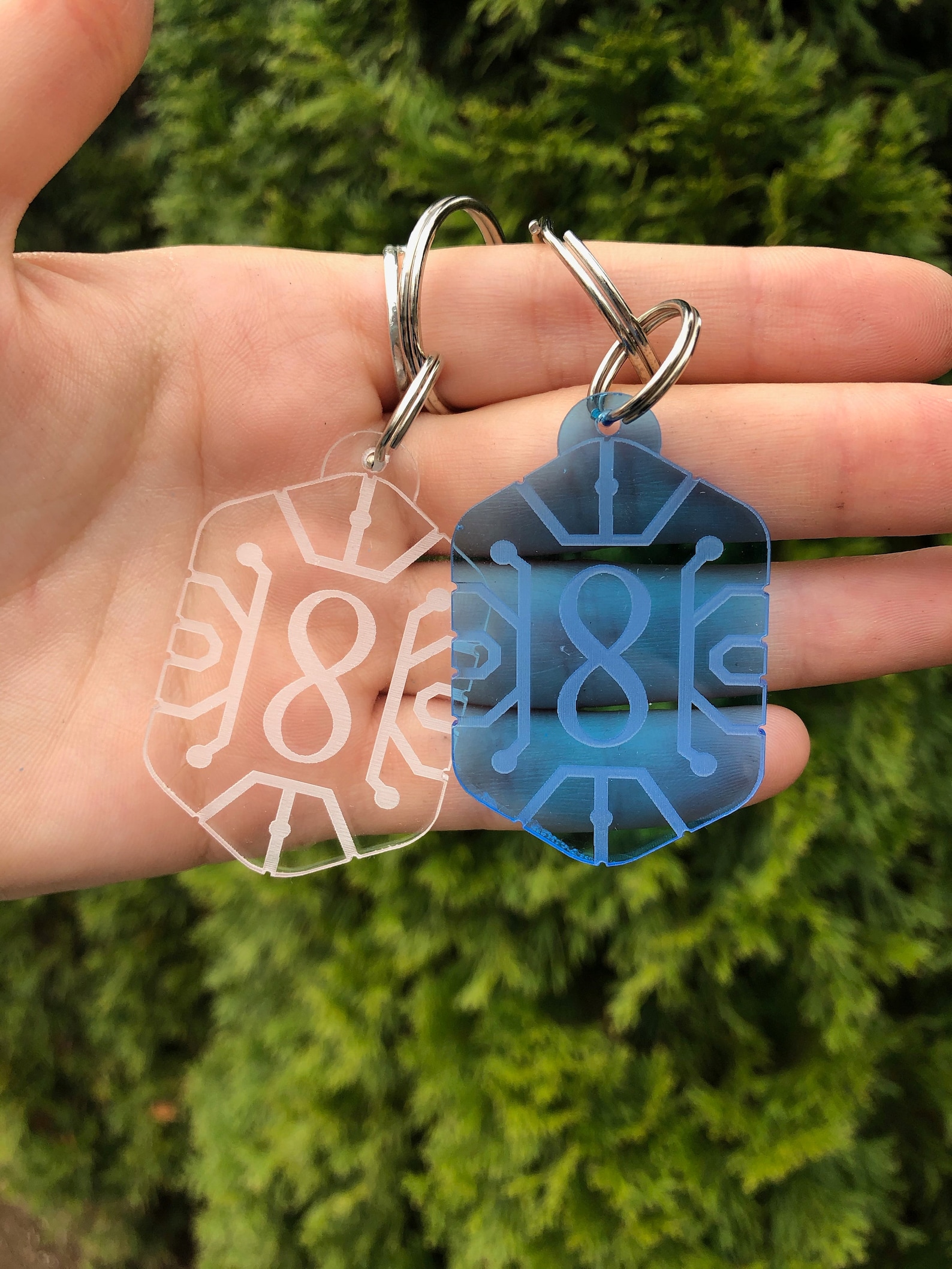 The Flame From the 100 Keychain | Etsy