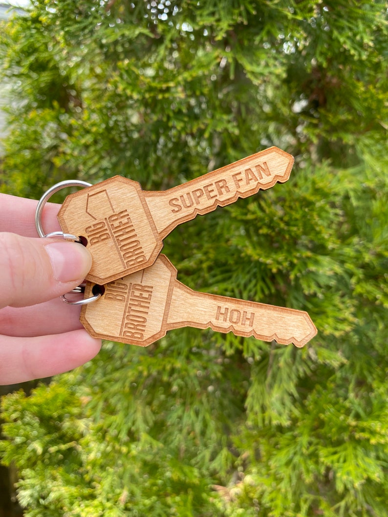 Big Brother Wooden Keys | Etsy