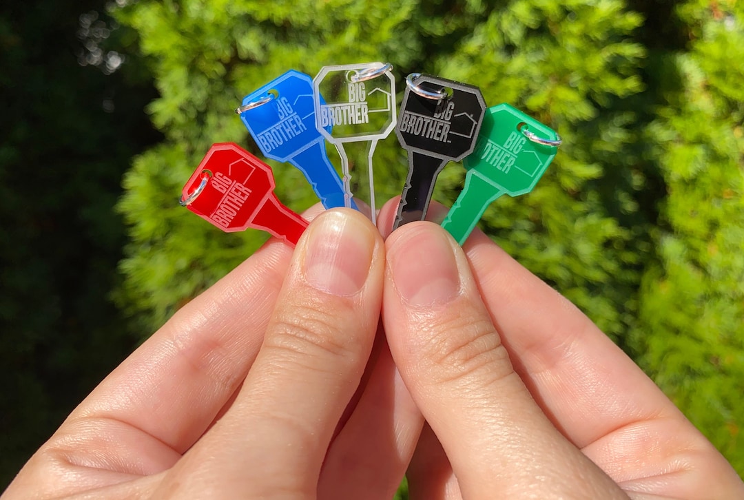 Personalized Mini Big Brother Keys - 5 Different Colors - Etsy