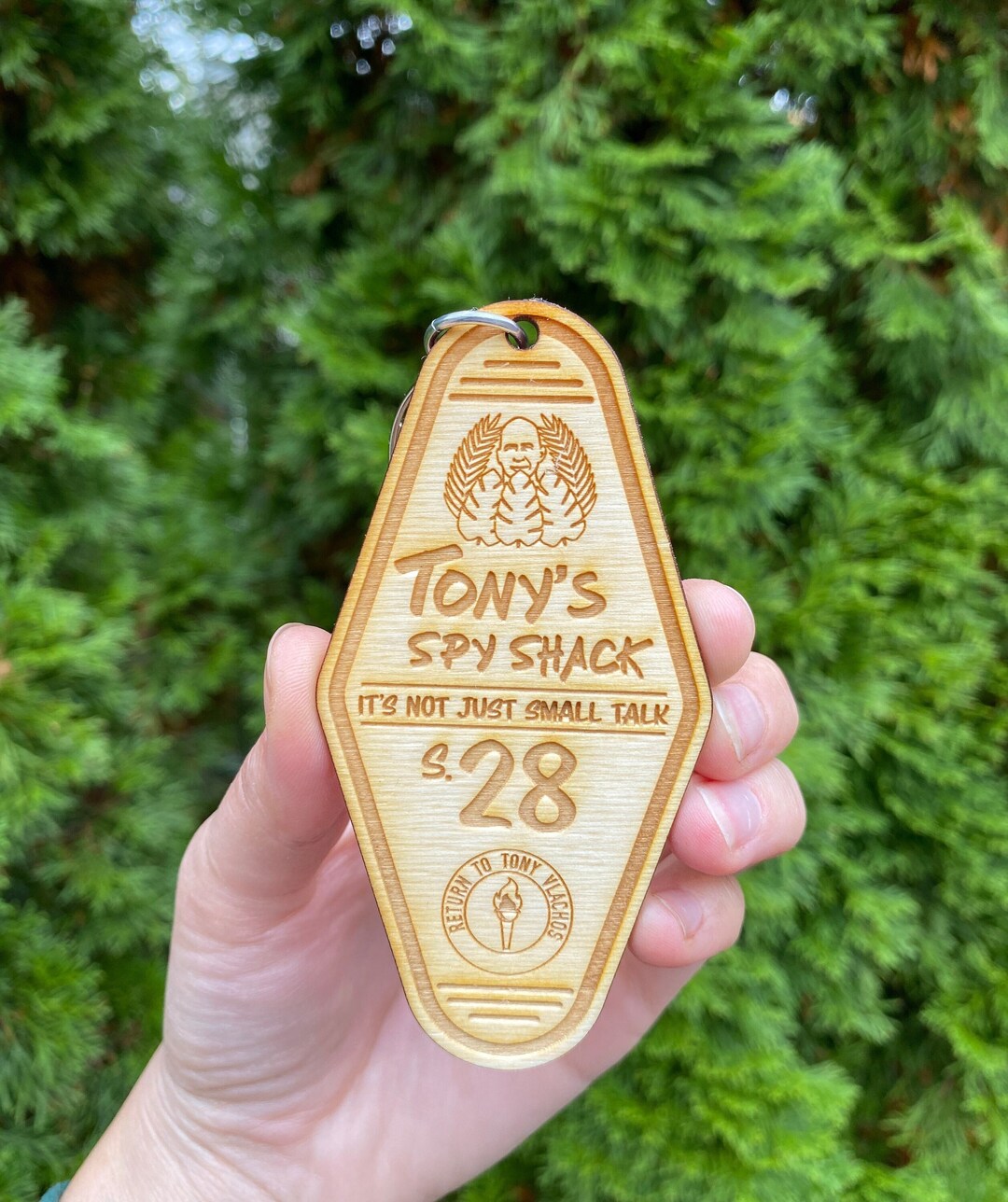 Survivor Tony's Spy Shack Motel Keychain - Etsy