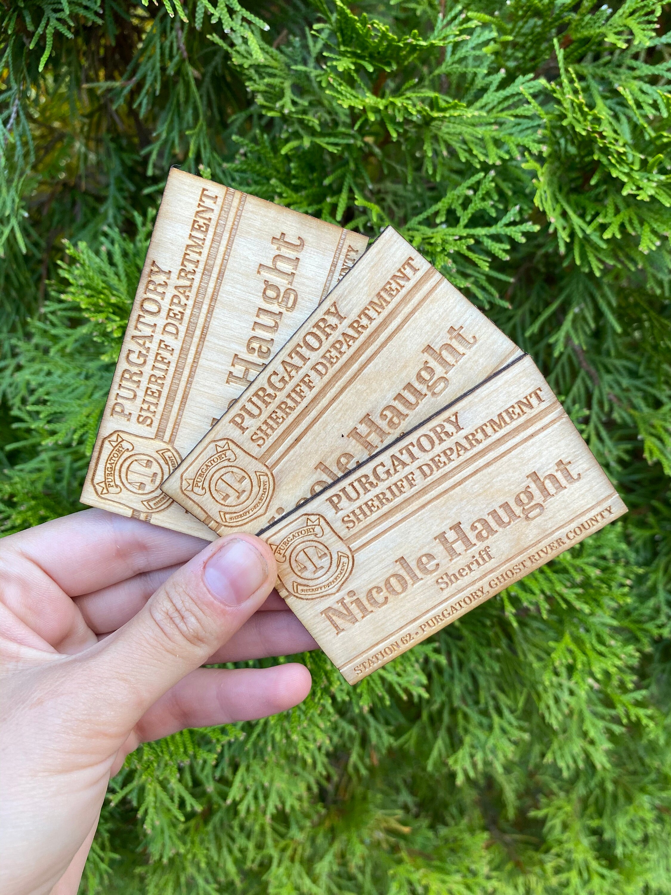 Nicole Haught Sheriff Card - Wynonna Earp Cosplay - Etsy