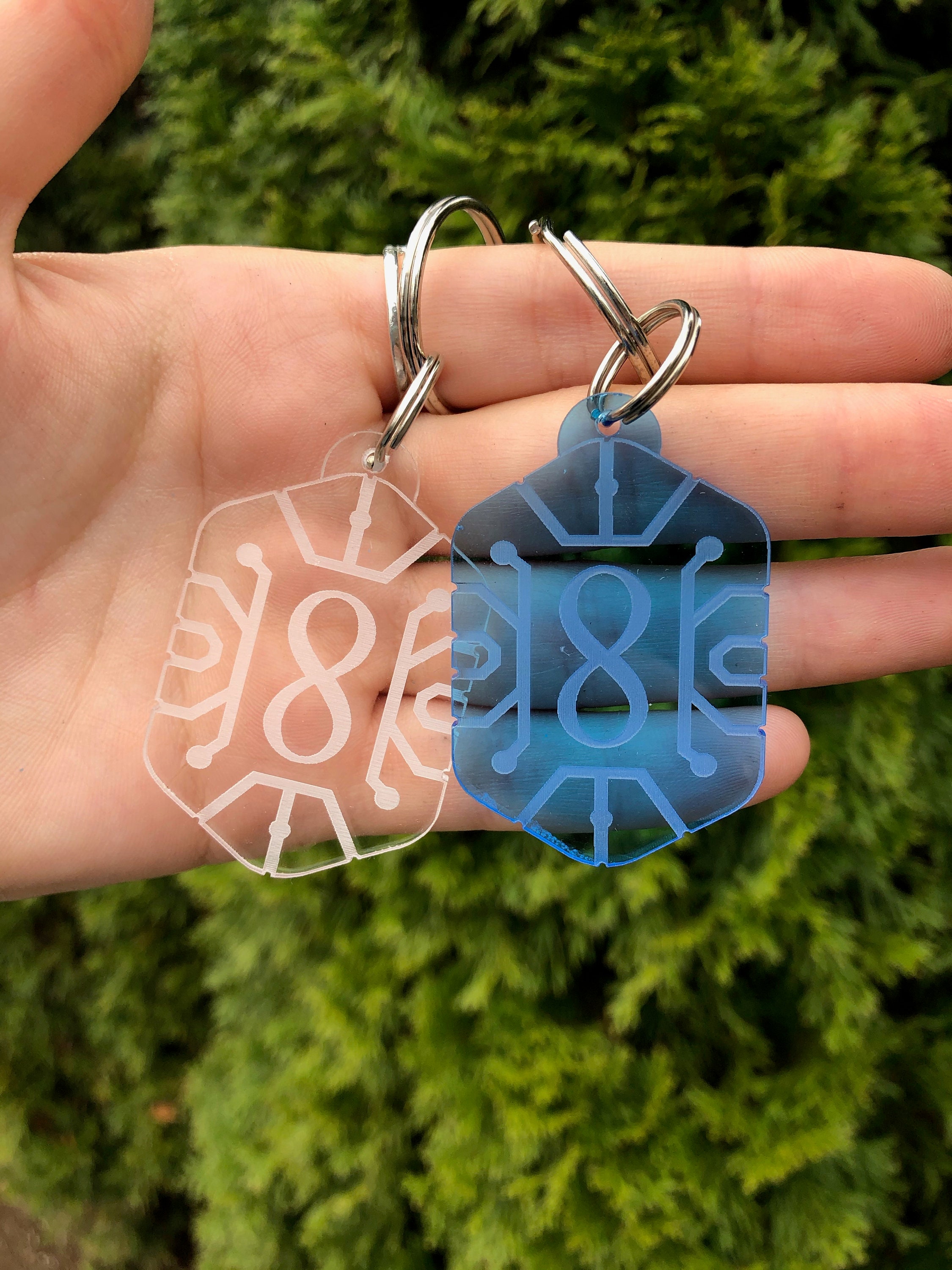 The Flame From the 100 Keychain | Etsy