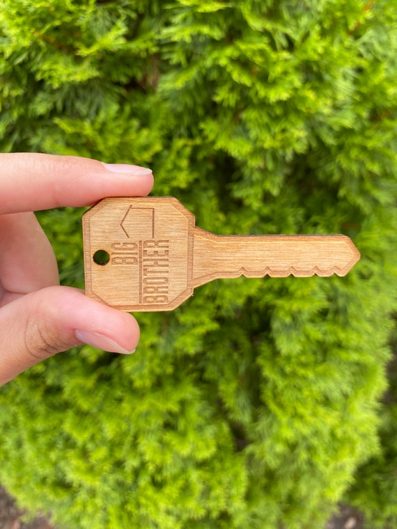 Big Brother Wooden Keys | Etsy