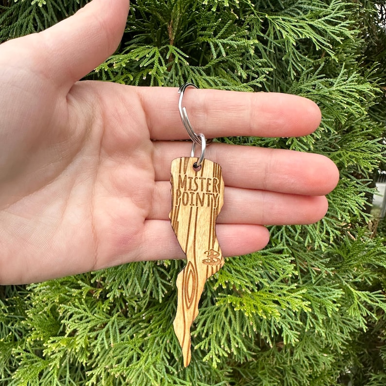Buffy the Vampire Slayer - Mr. Pointy Wooden Stake Keychain - Etsy