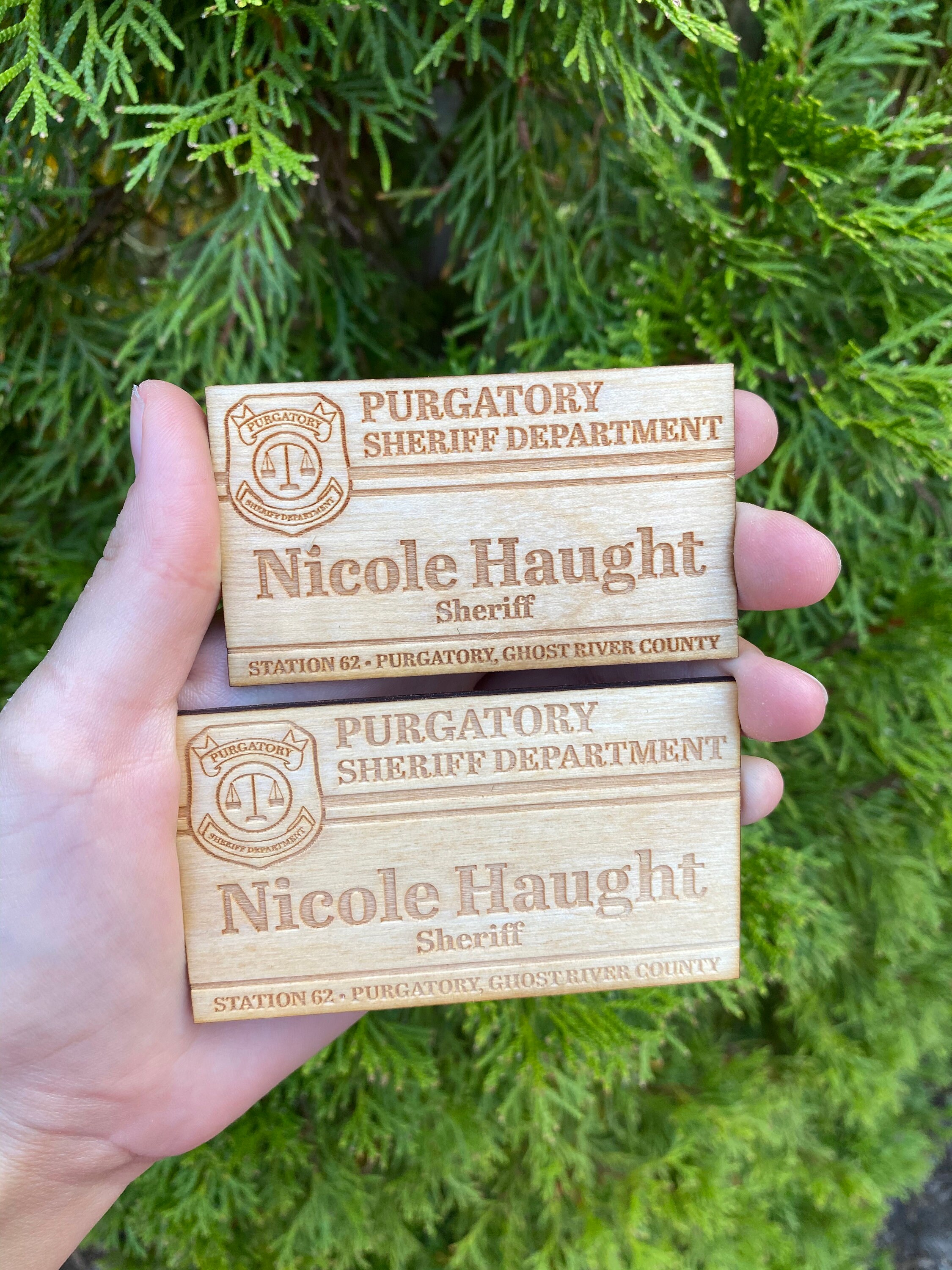 Nicole Haught Sheriff Card - Wynonna Earp Cosplay - Etsy