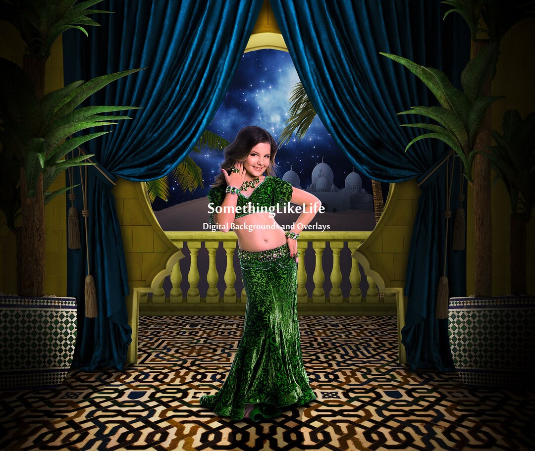 Arabian Nights Digital Backdrop Background {PREMIUM} - Etsy