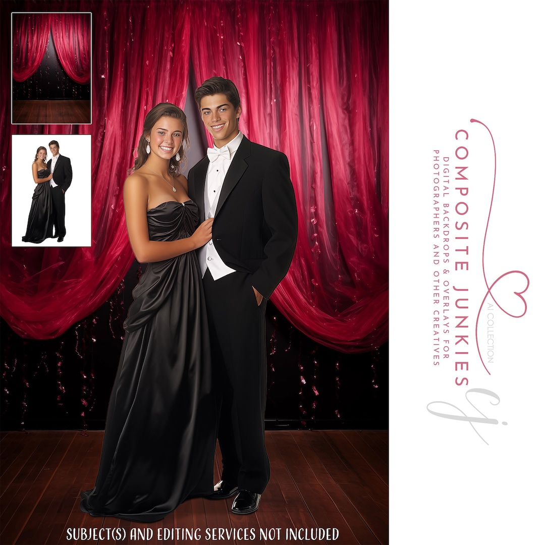 Prom Digital Photography Background, Formal Dance Backdrop for Photo ...