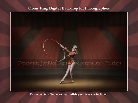 Circus Ring Digital Backdrop for Photography Composites - Etsy