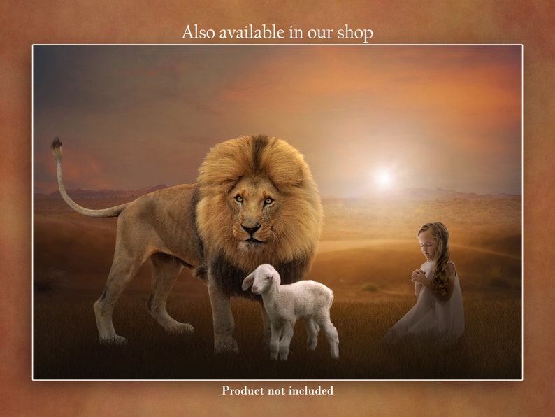 Easter Lamb Digital Background Backdrop for Composite Photography ...