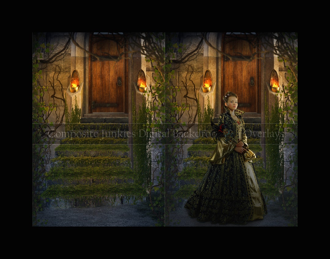 Castle Fantasy Stairs Digital Backdrop for Composite Images | Digital ...