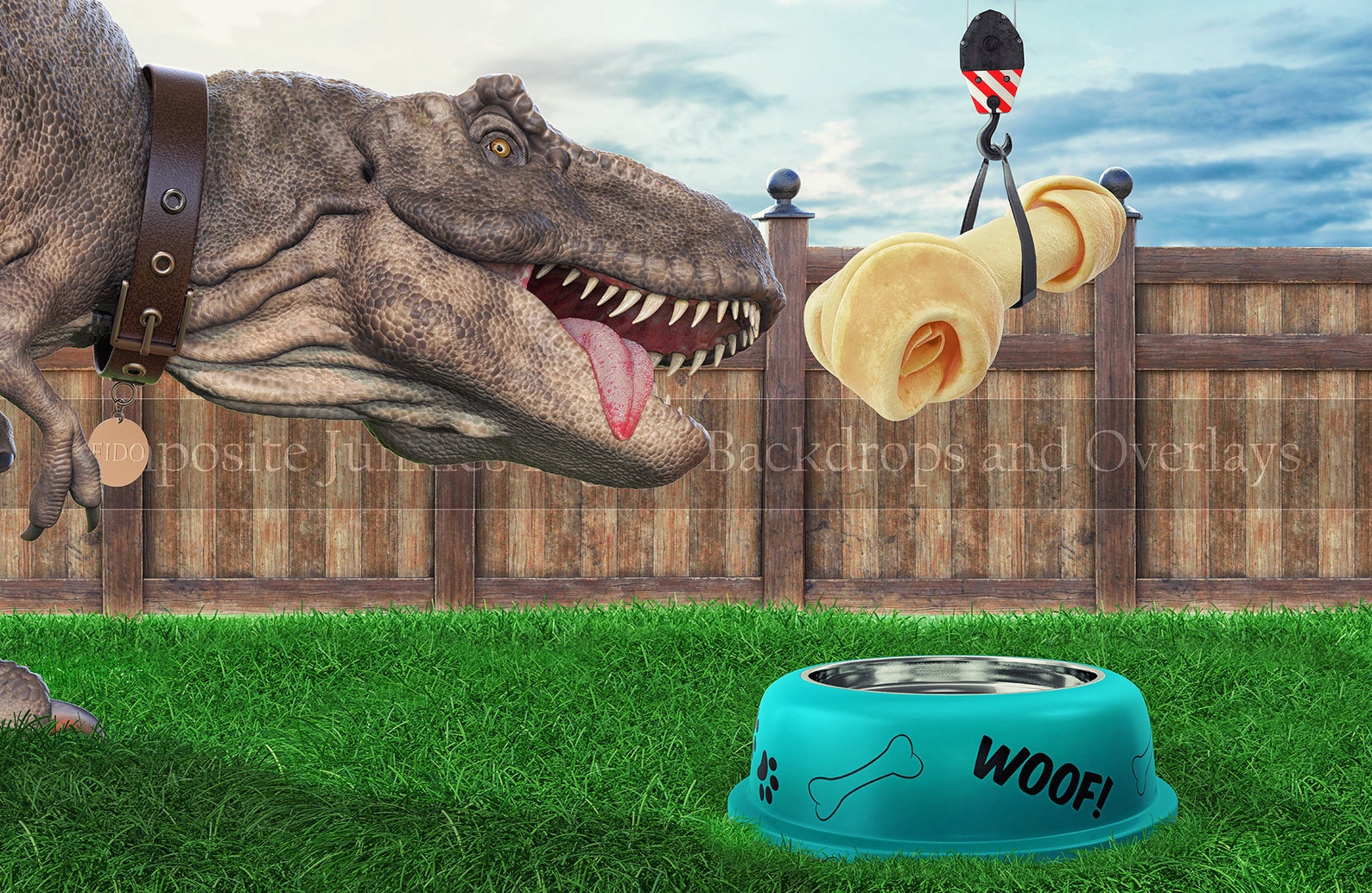 Pet Trex Digital Backdrop Pet Dinosaur Digital Backdrop - Etsy