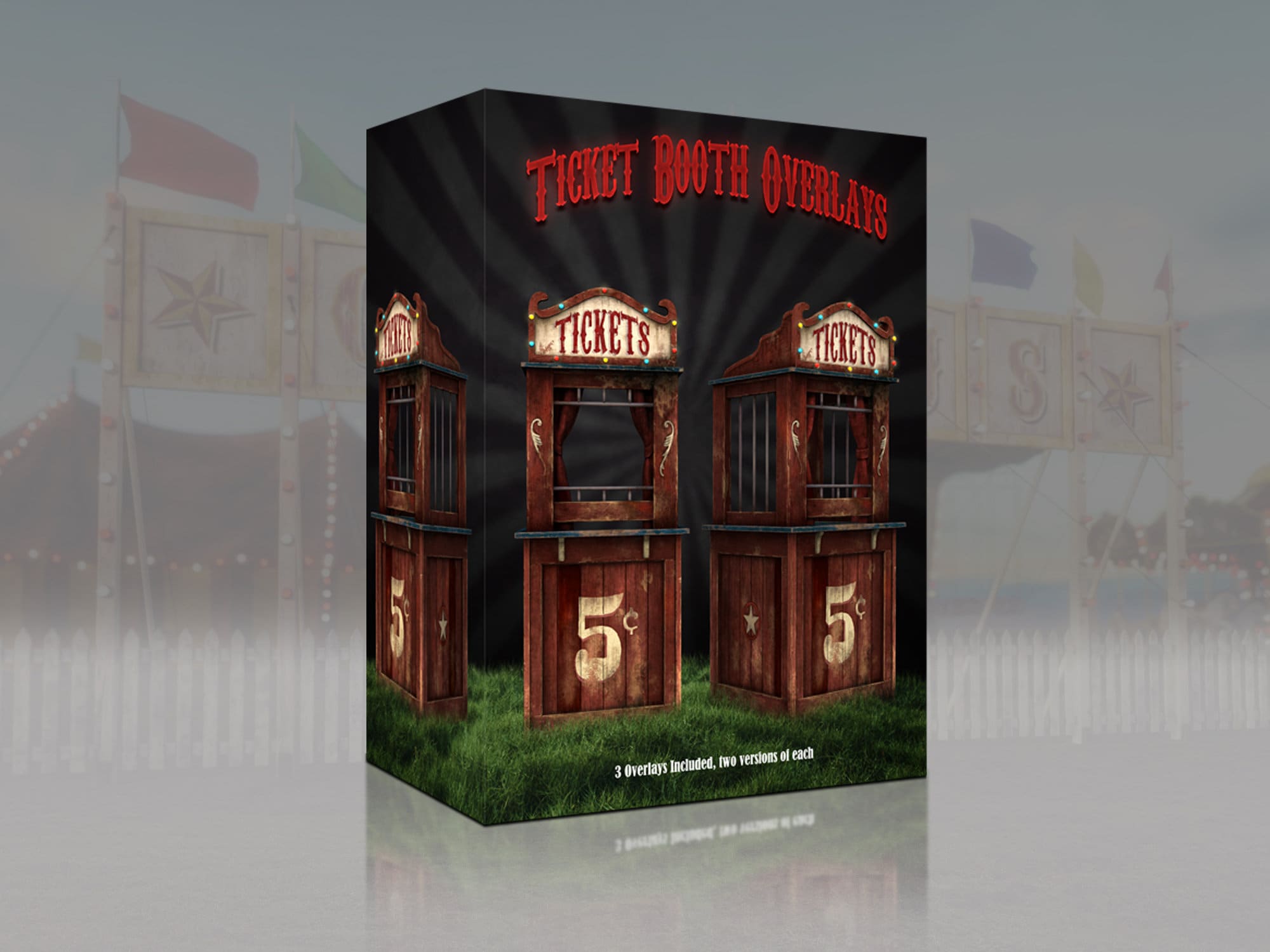 Ticket Booth Overlays Circus Ticket Booth Ticket Booth Clip - Etsy