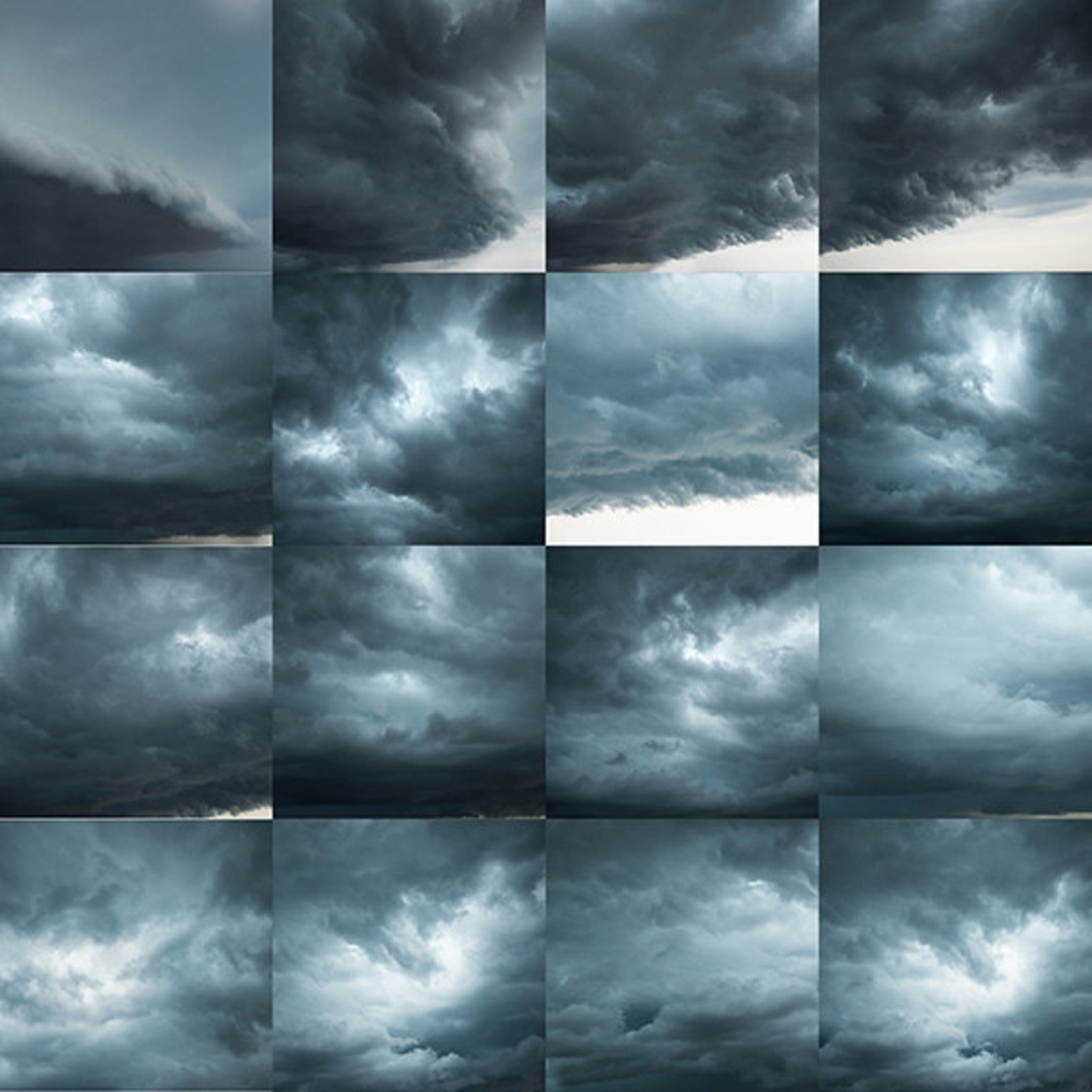 Storm Cloud Overlays 25 High Resolution JPEG Images | Etsy