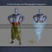 Genie Digital Overlay for Photography Composites, Genie Lamp Clip Art ...