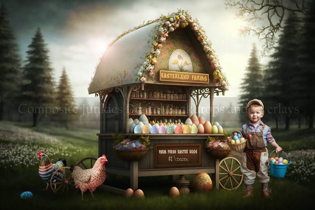 Easter Digital Background | Easter Composite | for Photographers ...