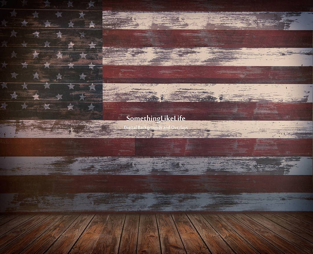 Studio Digital Backdrop, USA Flag Digital Background - Etsy