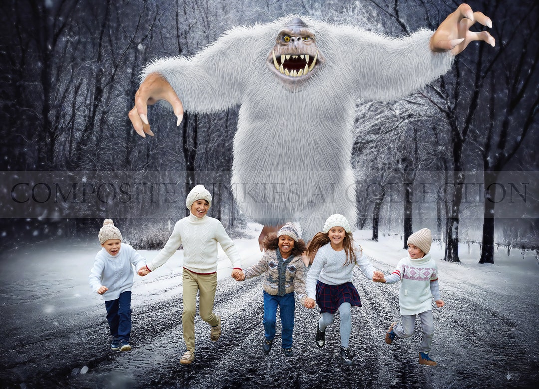 Yeti Digital Background, Premade Digital Background ~ Yeti Inspired - Etsy