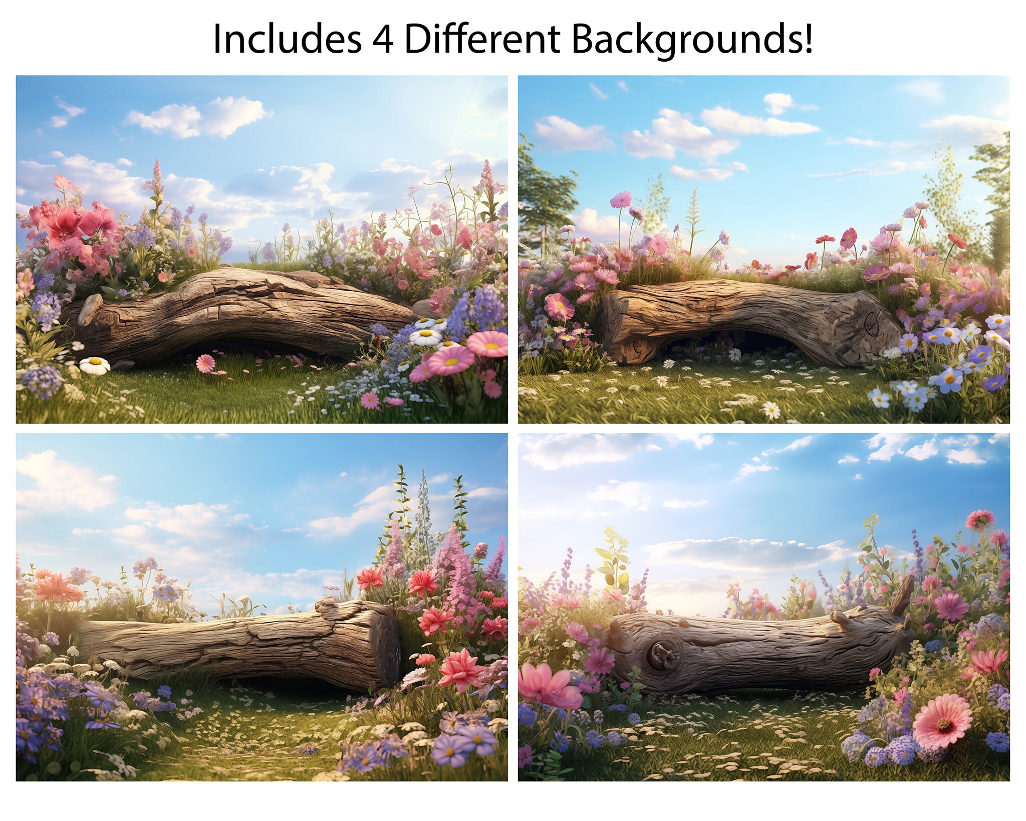 Photoshop Layered Spring Animal Digital Composite Kit ...