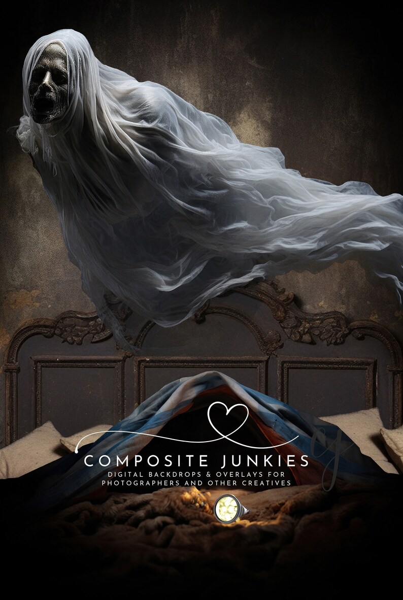 Ghost Story Digital Backdrop for Composite Images, Photo Insert ...