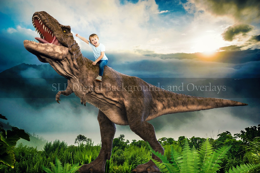 Tyrannosaurus Rex Digital Background | Trex Digital Backdrop {PREMIUM ...