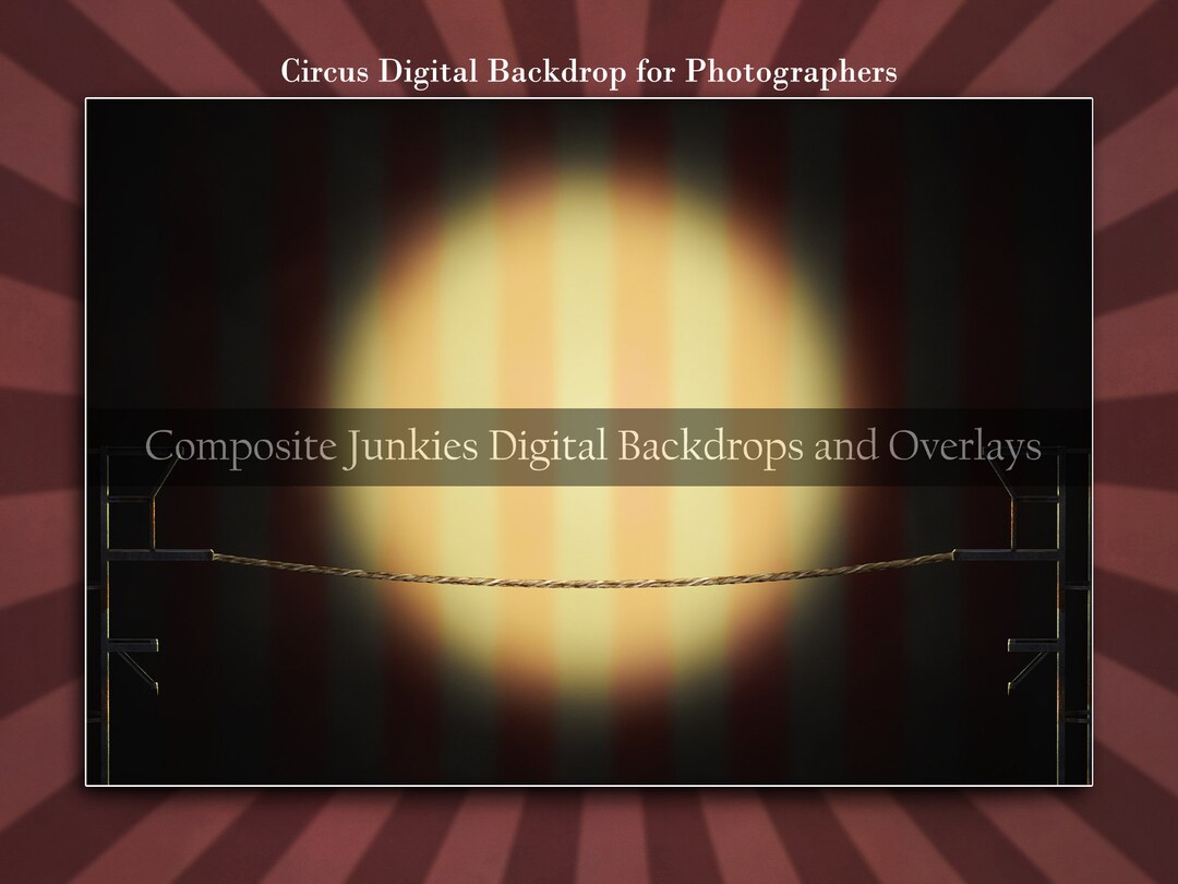 Circus Performer Digital Backdrop Background for Composite Photography ...