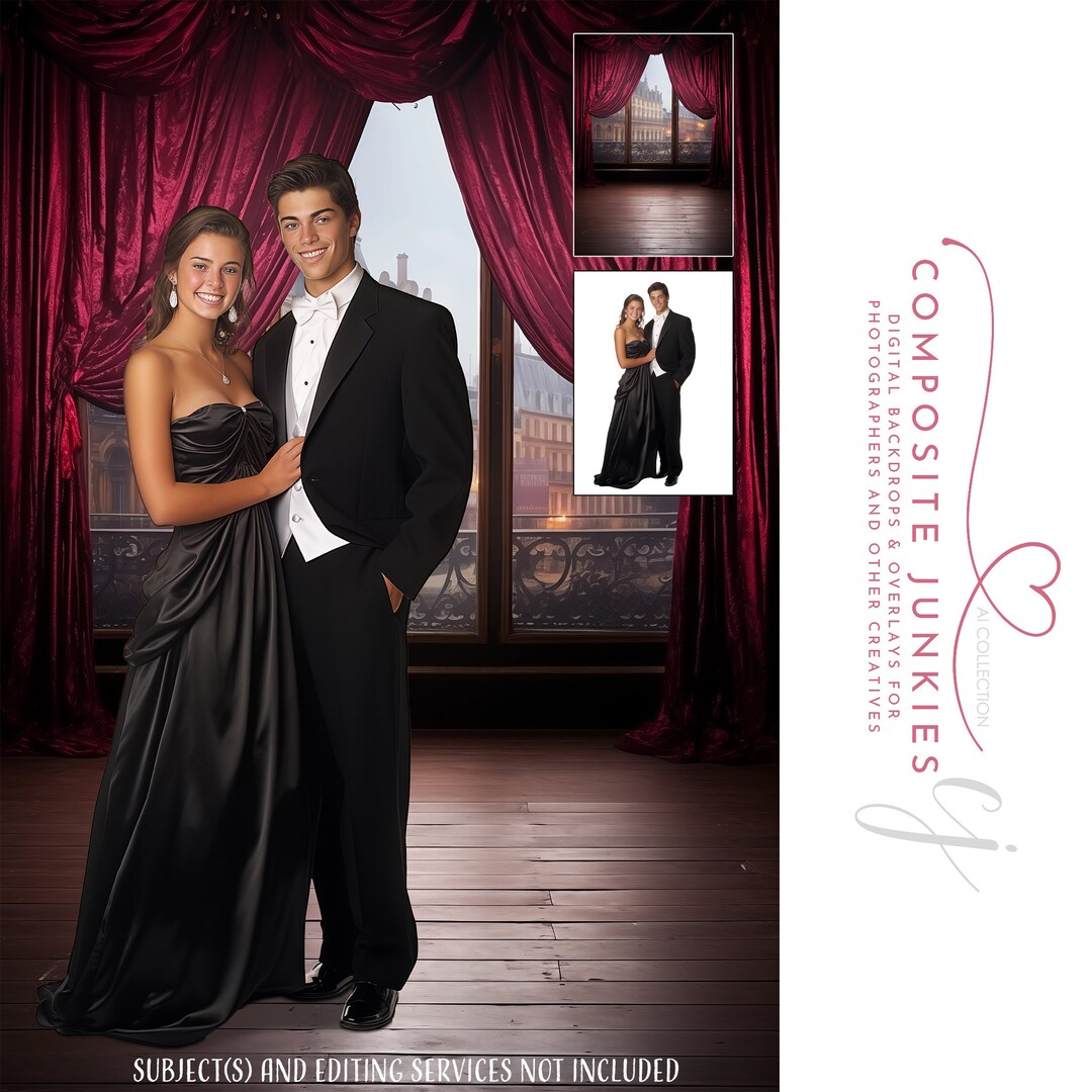 Prom Digital Photography Background, Formal Dance Backdrop for Photo ...