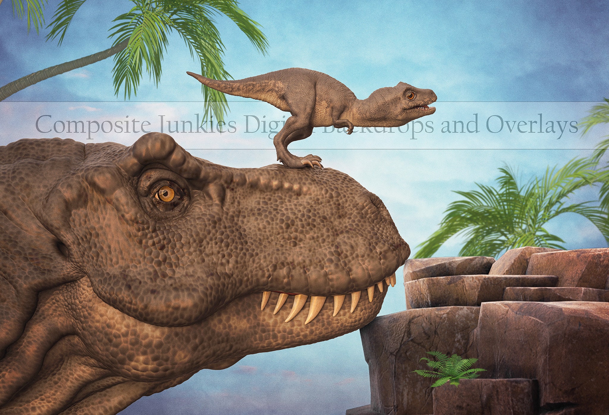 Dinosaur Digital Backdrop Trex Digital Backdrop | Etsy