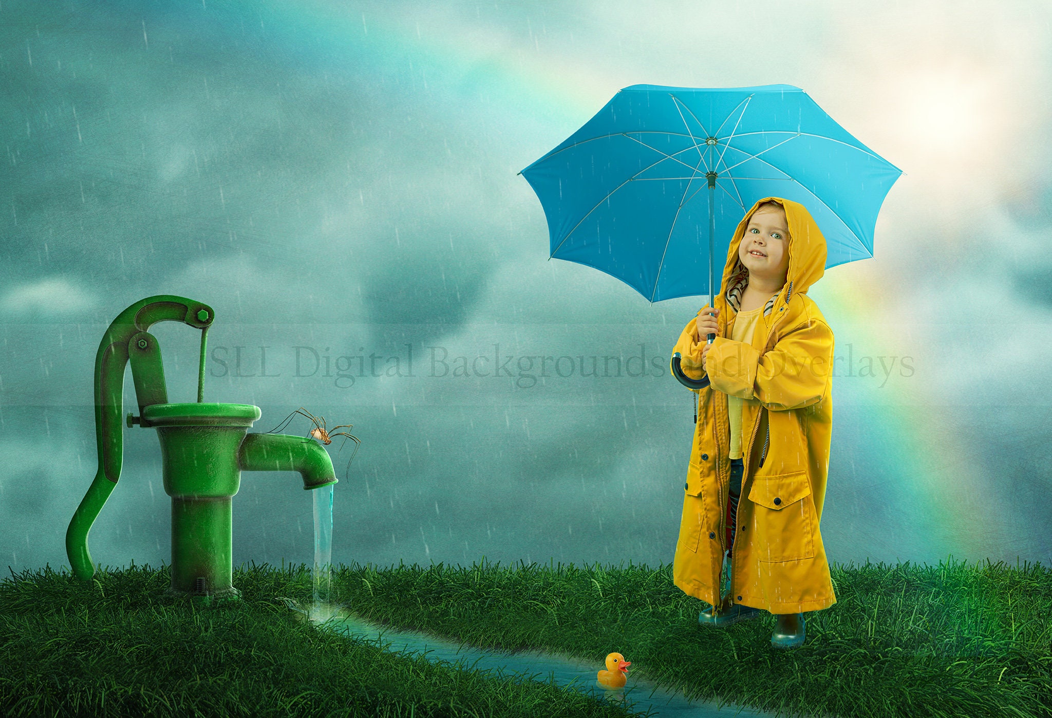 Nursery Rhyme Digital Background Backdrop Children's - Etsy