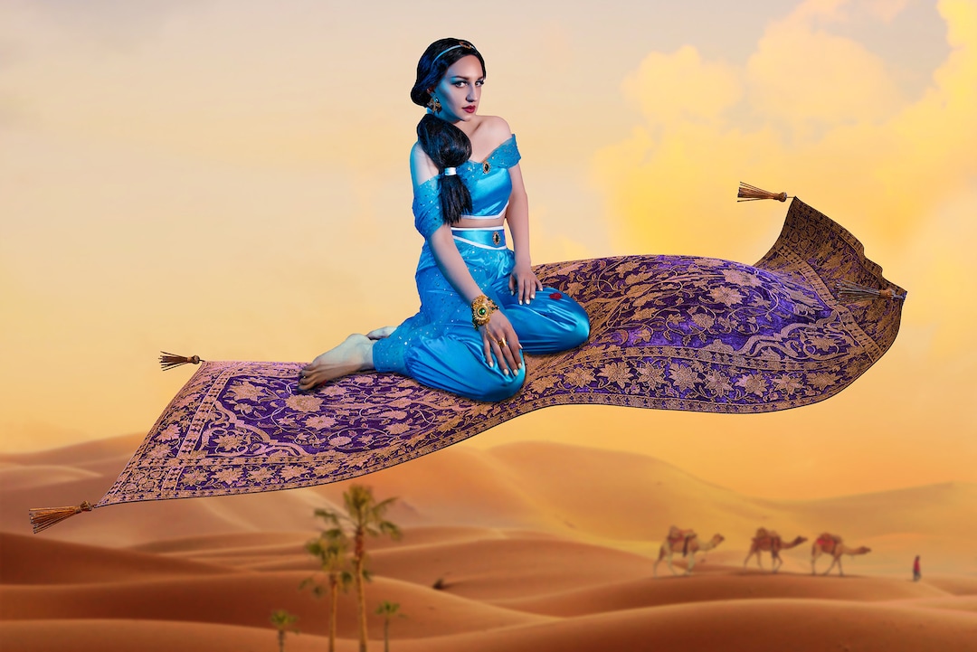 Flying Carpet Desert Digital Background | Aladdin Inspired - Etsy