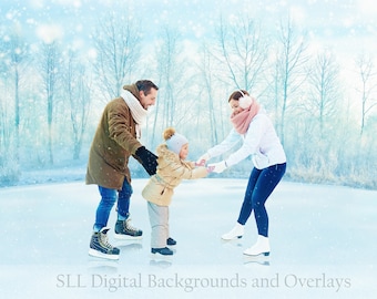 Ice Skating Backdrop - Etsy