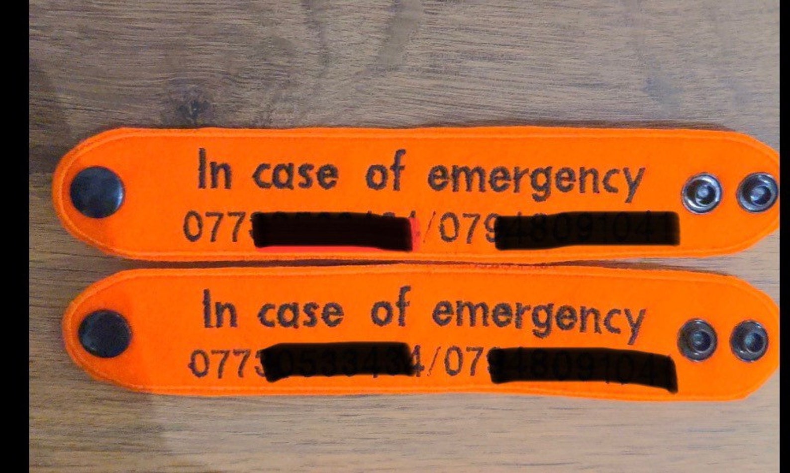 Personalised ID Bracelet for Toddlers, Children or Adult. Lost Child ...
