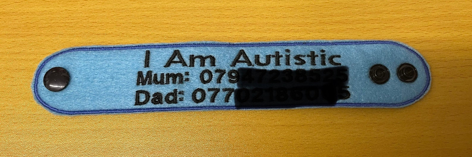 Personalised ID Bracelet for Toddlers, Children or Adult. Lost Child ...
