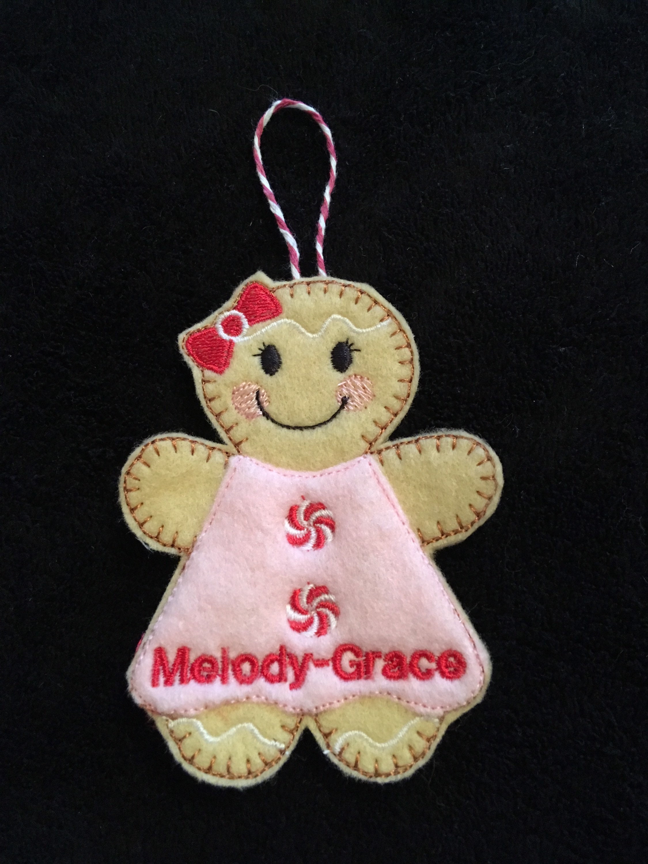 Personalised Gingerbread Christmas Tree Decoration, Gingerbreadman ...