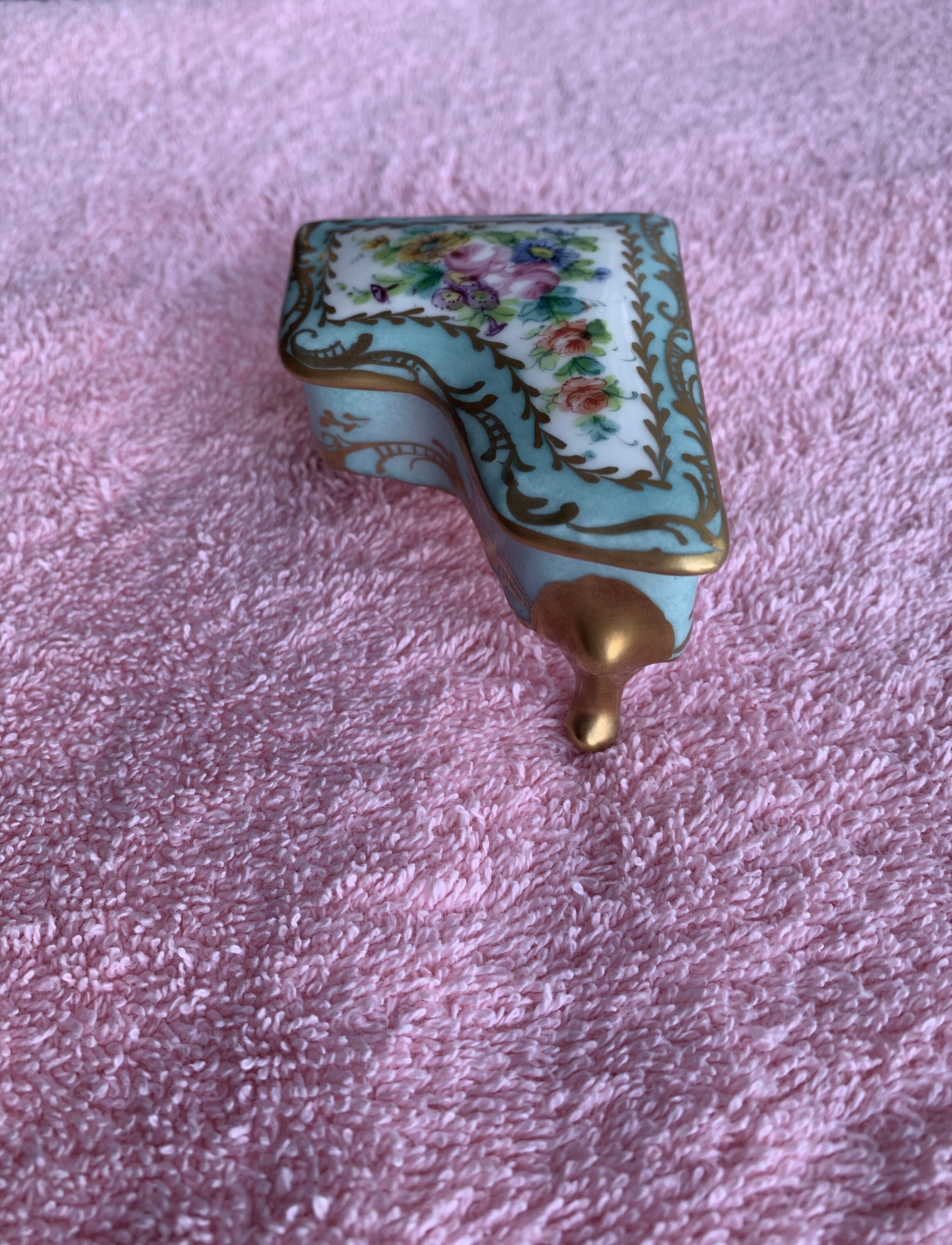 Antique Limoges Piano / Limoges France Green Mark / Decor Main / Signed ...