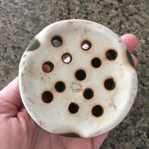 Vintage Majolica Flower Frog Porcelain Signed Japan Flower Frog ...